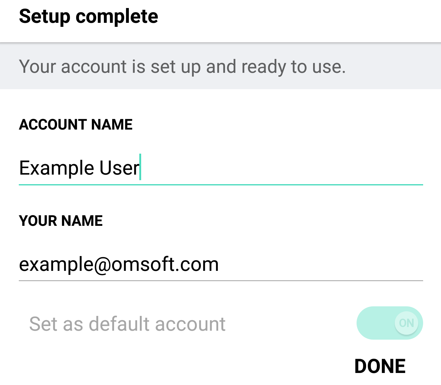 Android Email Setup (Adroid v. 7) – Om Networks