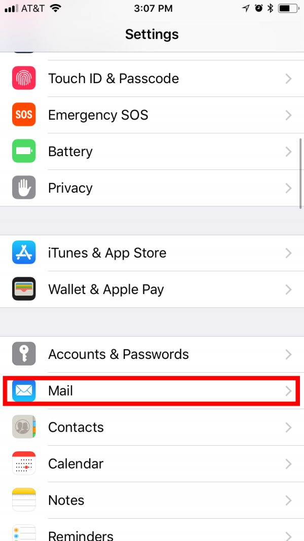 Apple IOS Mail (iPhone, iPad) – Om Networks