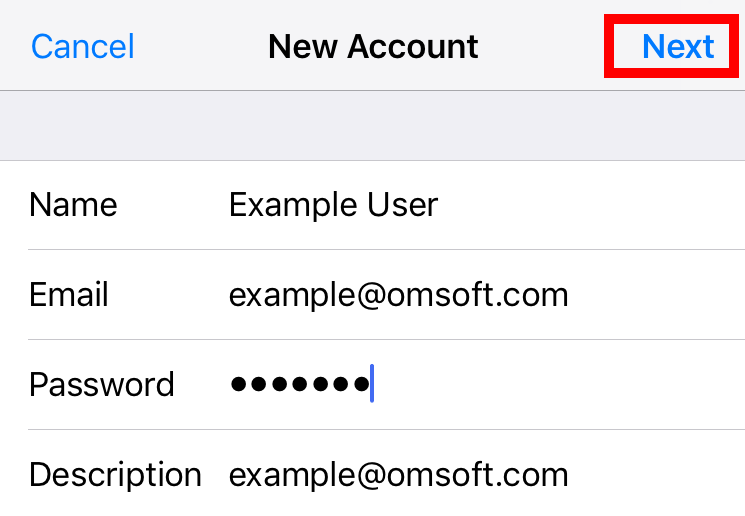 Apple IOS Mail (iPhone, iPad) – Om Networks